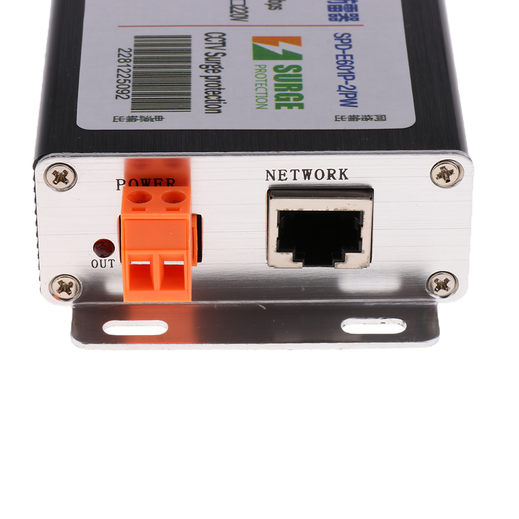 RJ45 Adapter， 2 in1 Ethernet LAN & Power Supply RJ45 Surge Suppressor ...