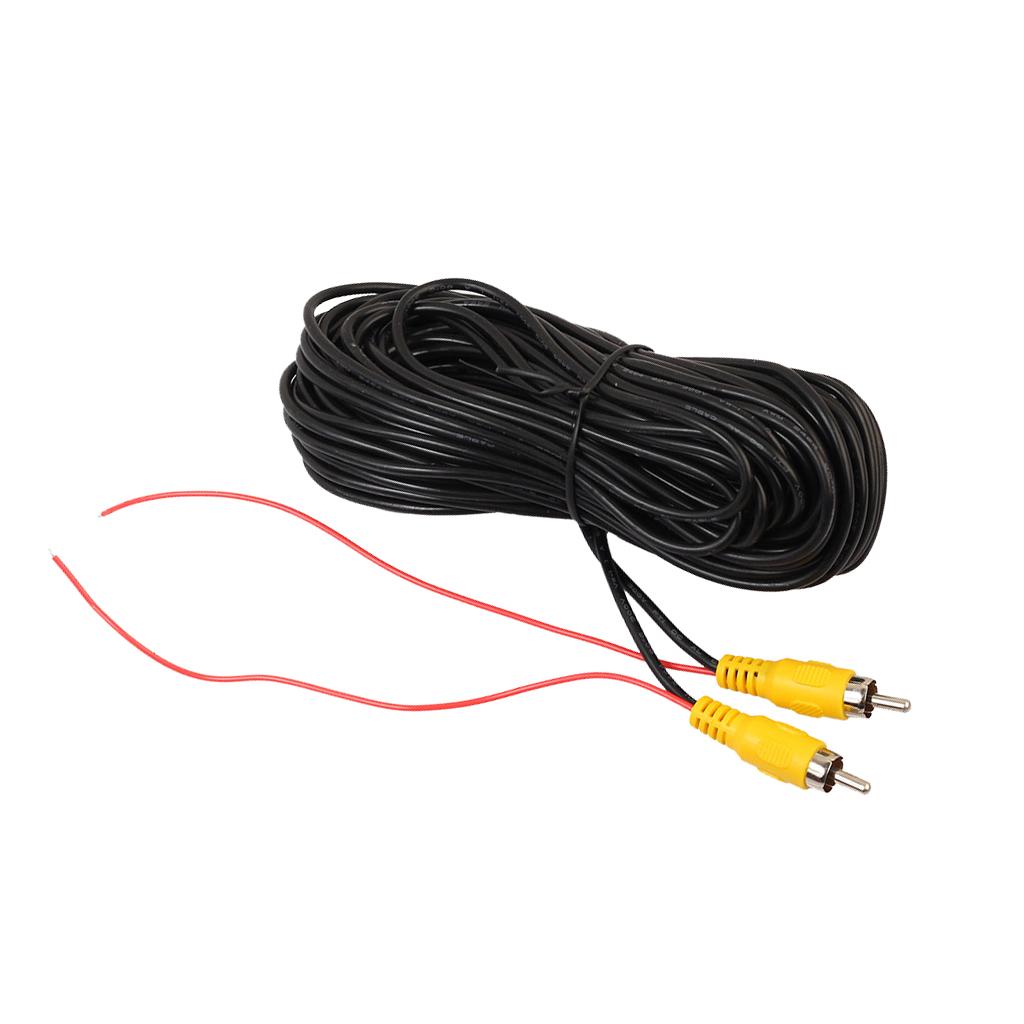 RCA Extension Video Cable with Red Reverse Trigger Lead for Auto Car ...