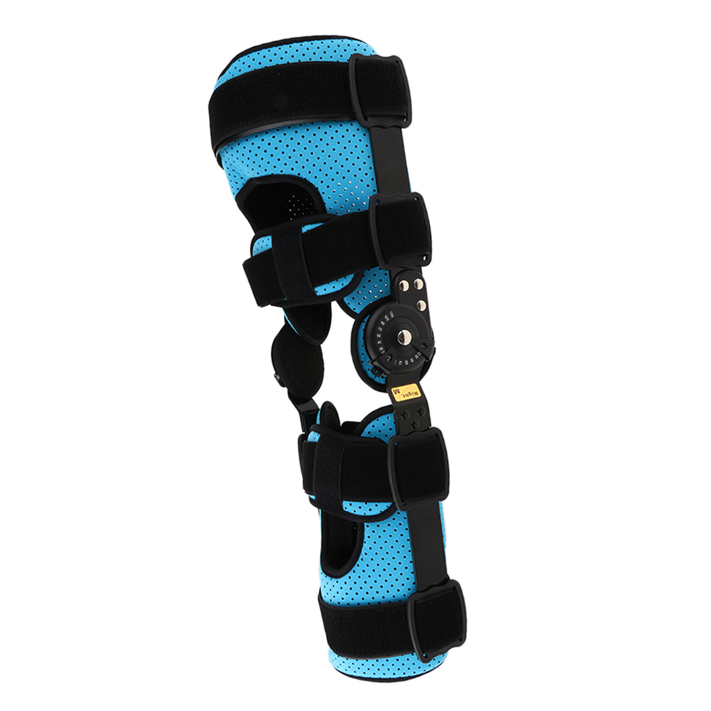 Knieorthese – Verstellbare Knieschiene， Breathable Knee Orthopedic ...