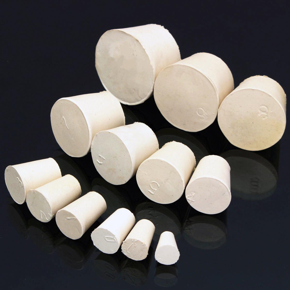 Various Solid Rubber Stopper Bung Laboratory Sci Engine Hole Bung Plug ...