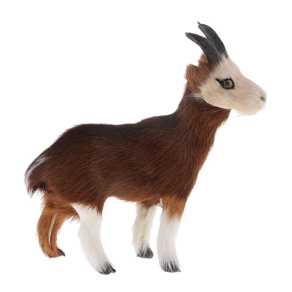 4" Cute Goat Figure Toy DIY Craft Prop Christmas Gift for Kids and ...