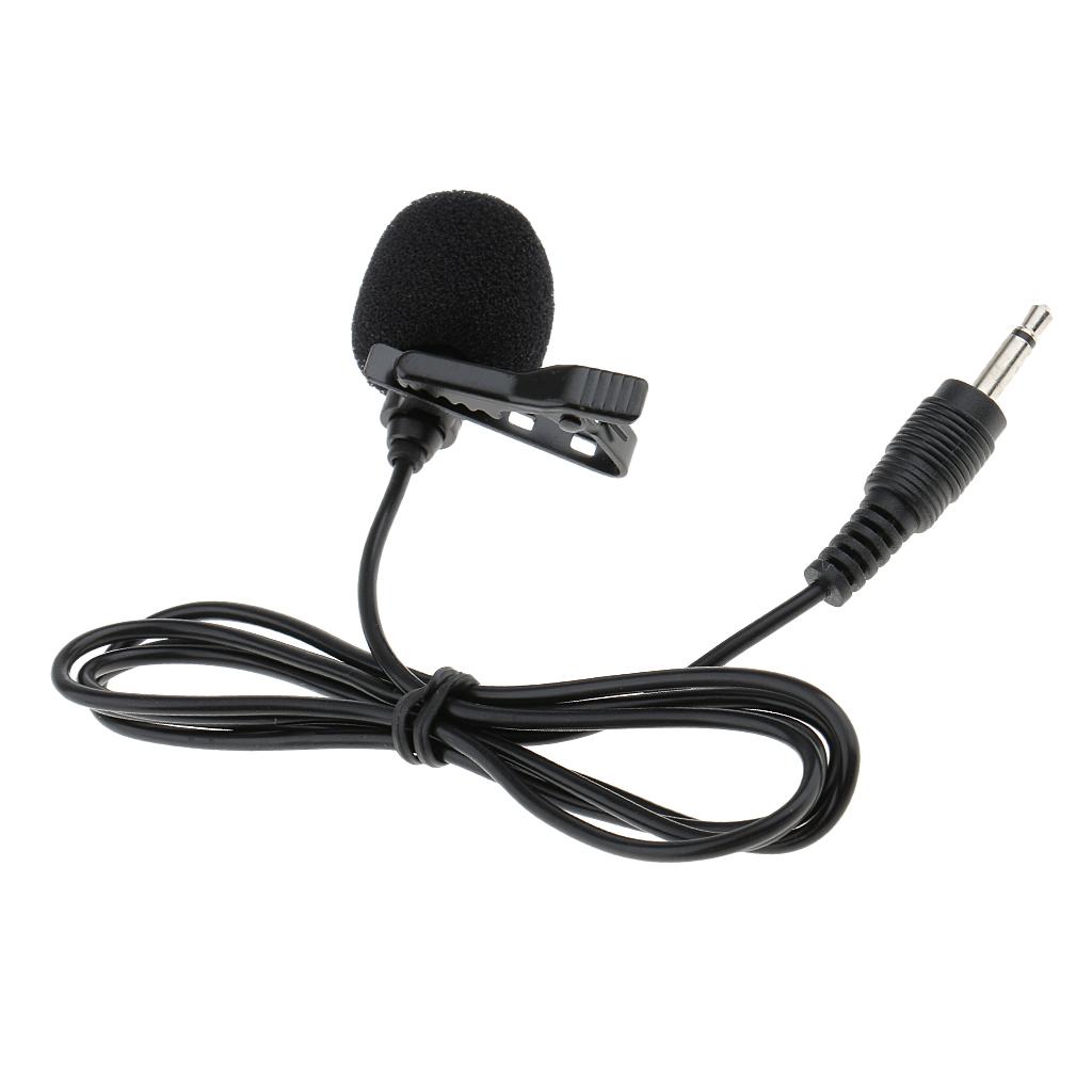 Lapel Tie Microphone Universal MIC Black | eBay