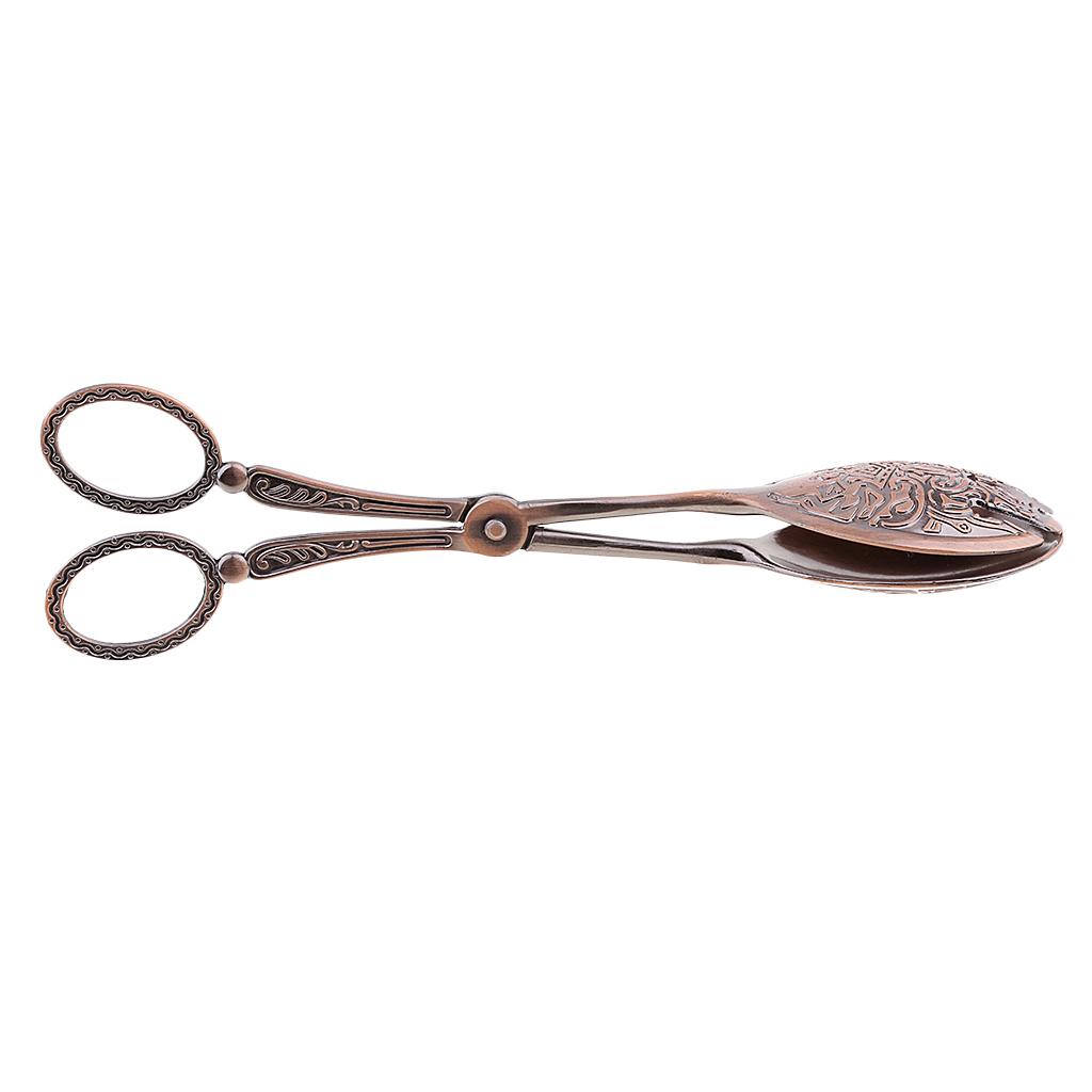 Stainless Steel 22cm long Scissor Bread Cake Serving Tong Buffet Salad ...