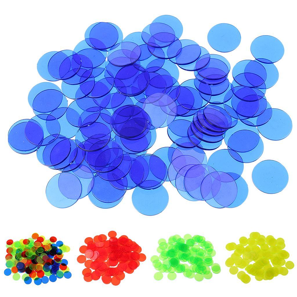 100x Bingo Chips Markers for Fun Family Club Games Casino Supplies ...