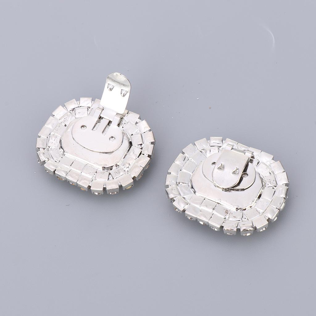 Stylish Removable Shoe Clip Crystal Shoe Buckles for Wedding Shoe ...