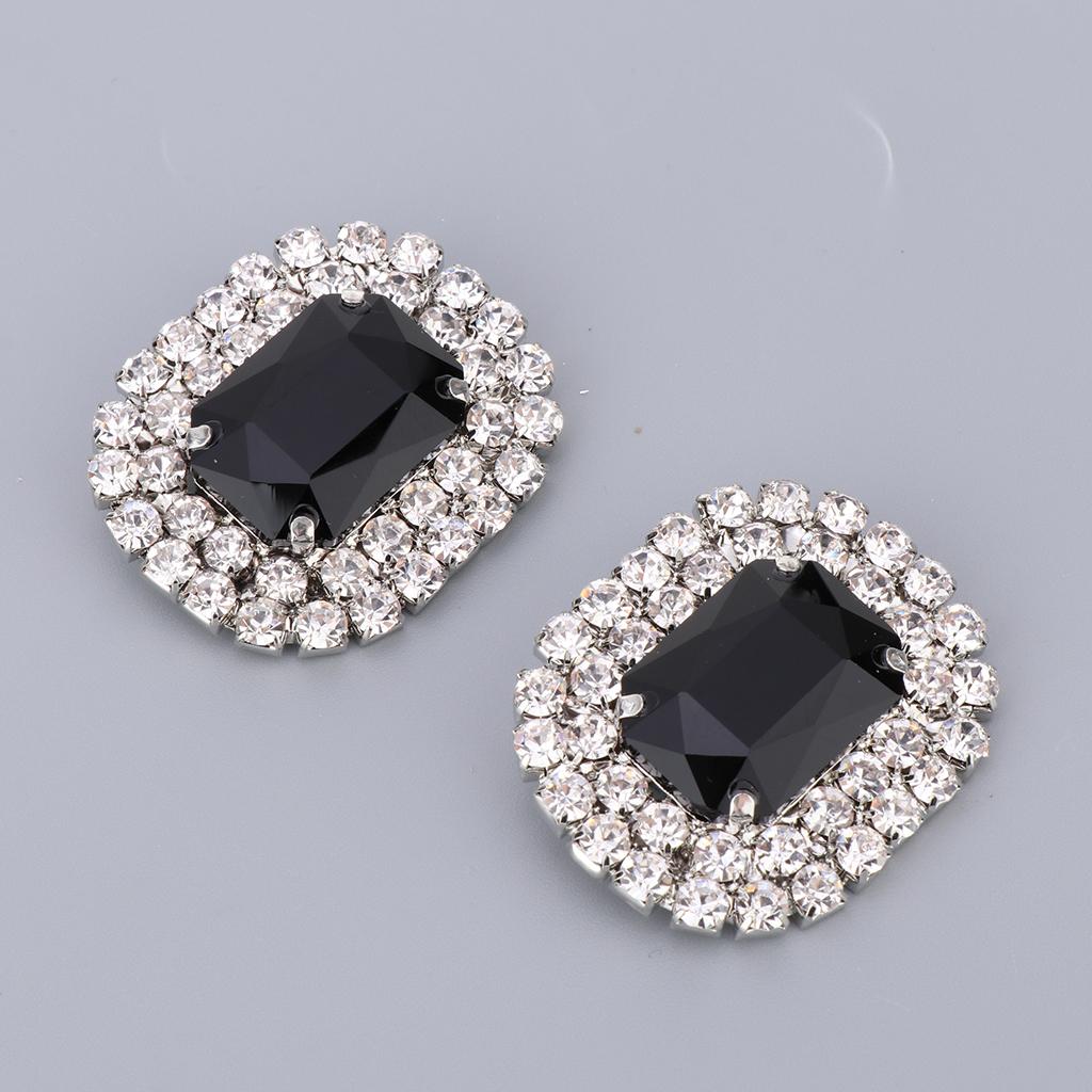 Stylish Removable Shoe Clip Crystal Shoe Buckles for Wedding Shoe ...