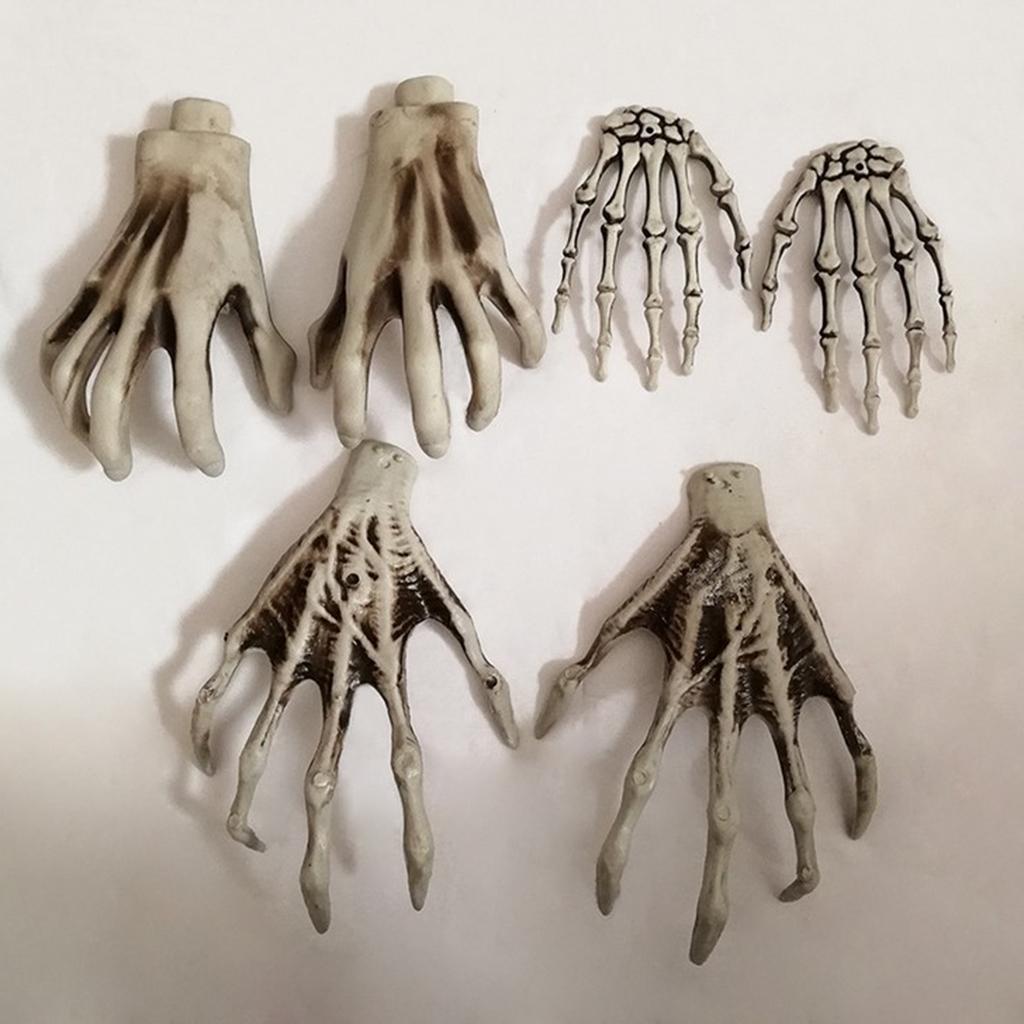 Halloween Scary Horror Skeleton Hands Skull Hand Haunted House Decorations