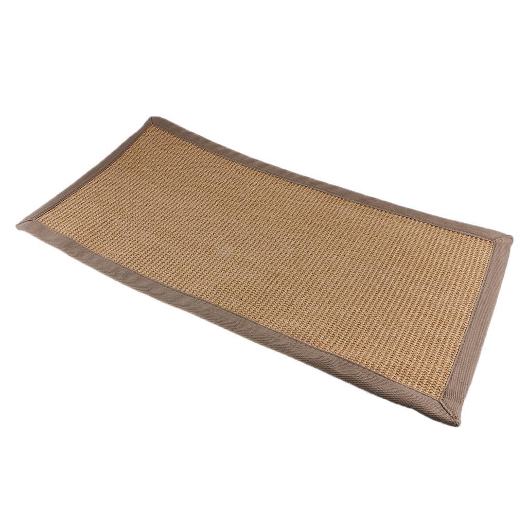 Handmade Natural Fibers Border Seagrass Runner Sisal Rectangle Rug Anti ...