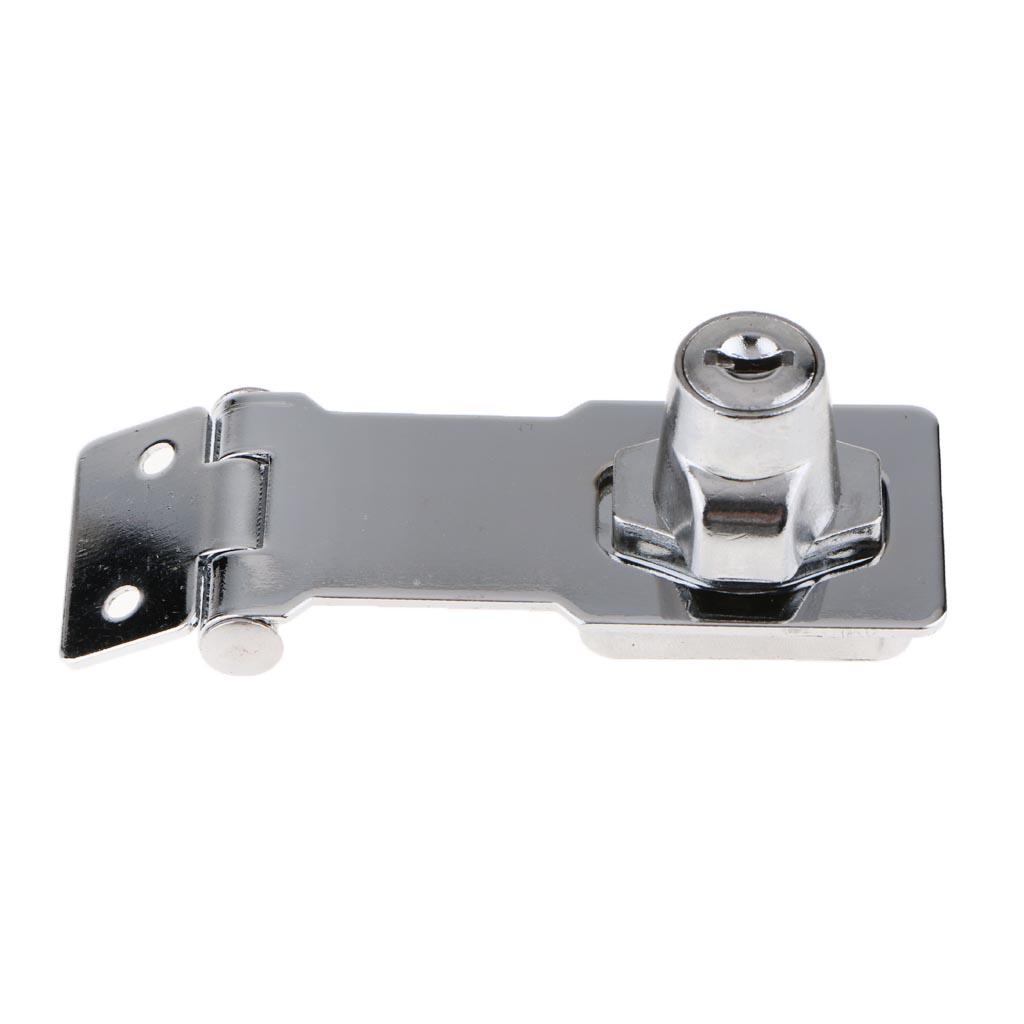 Stainless Steel Keyed Hasp Lock Knob Keyed Locking Buckle for Doors ...