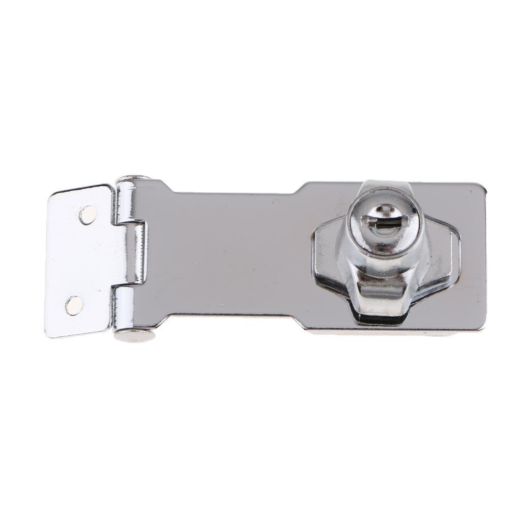 Stainless Steel Keyed Hasp Lock Knob Keyed Locking Buckle for Doors ...