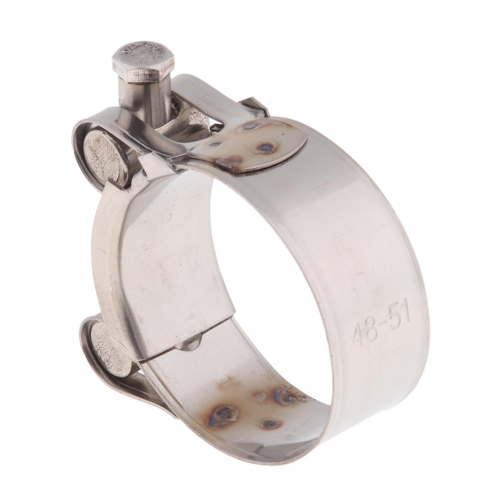 Heavy Duty Stainless Steel Motorcycle Exhaust Clamp Banjo Clips Various ...