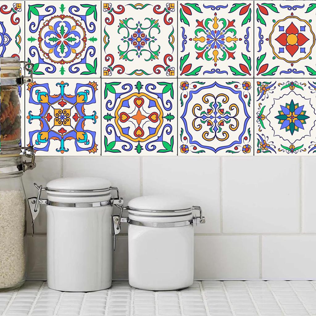 Self Adhesive stick on wall tile, stickers, transfers, decals, 20Pcs ...