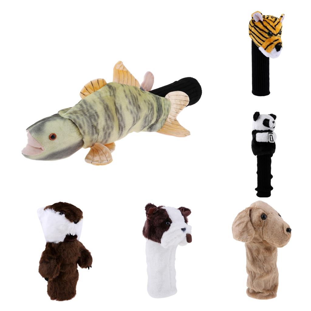 Premium Animal Golf Club Headcover Wood Driver Head Cover Christmas ...