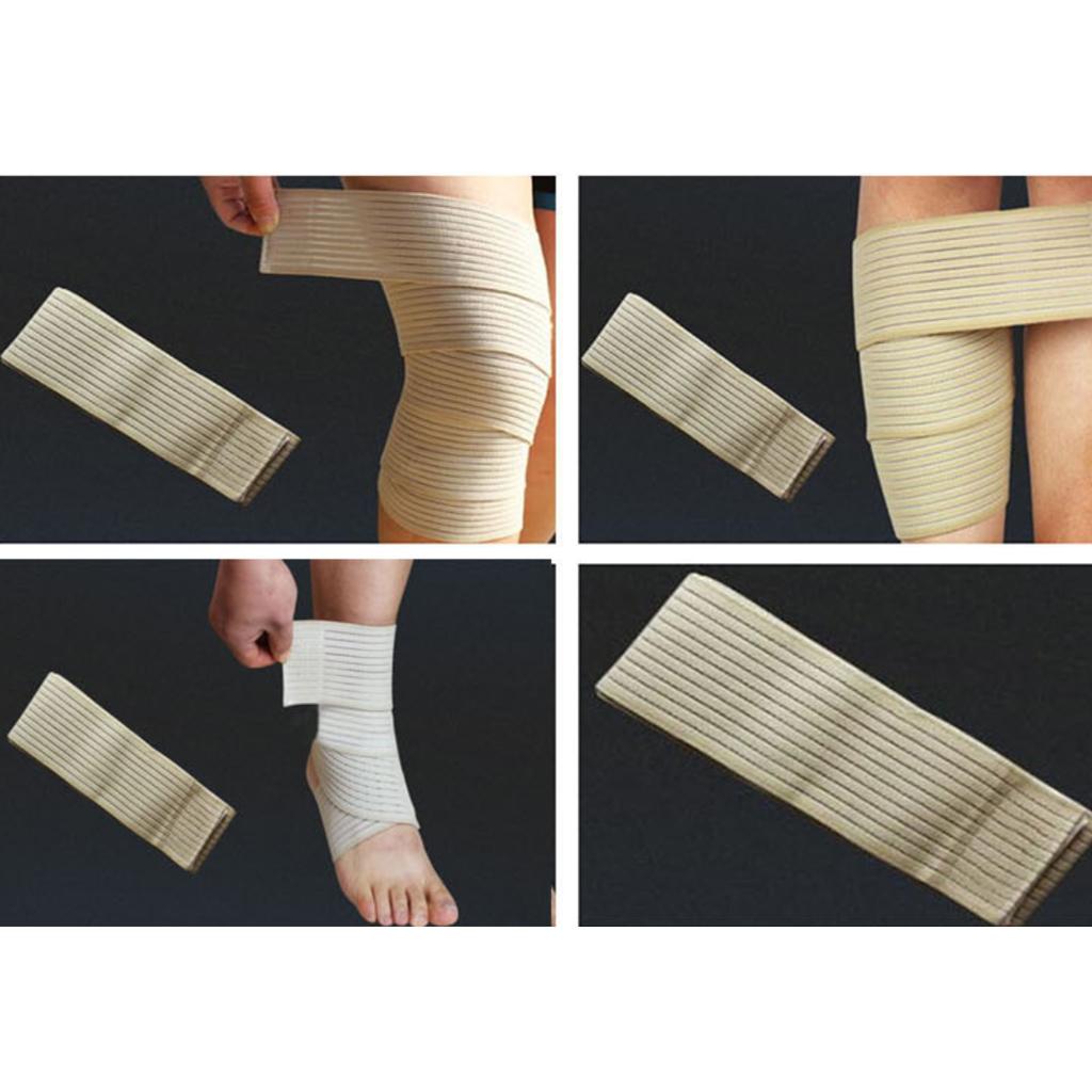 Elastic Calf Leg Compression Bandage Brace Thigh Leg Wraps Support ...