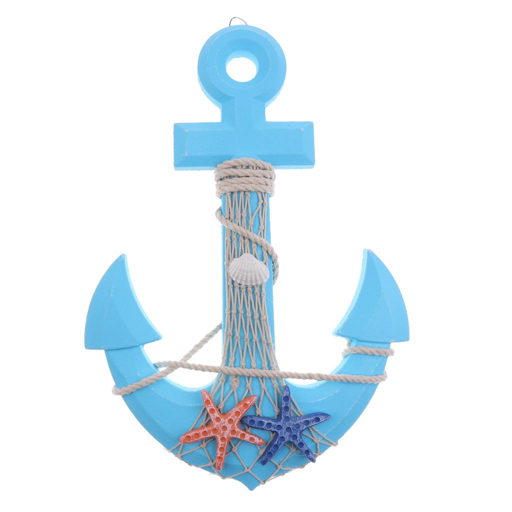 Nautical Anchor Design Wall Mounted Hat Hook Coat Towel Display Hanger ...