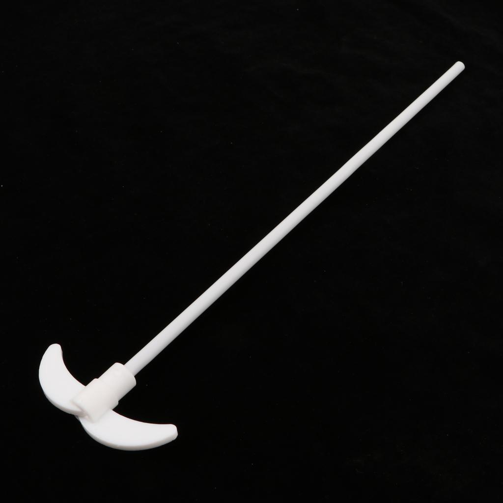 Electric overhead stirrer mixer shaft PTFE Length Stirring Rod Paddle ...