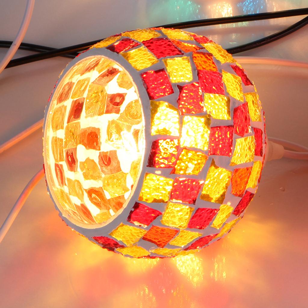 Multicolour Mosaic Style Ceiling Pendant Light Lamp Shade Chandelier ...