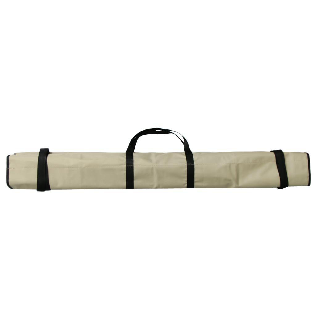 Carp Fishing 12 Rod Holdall Roll Up Bag Foldable Canvas Fishing Tackle ...