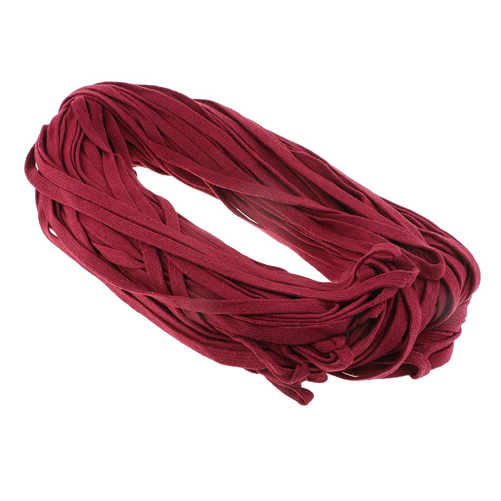 Cotton Flat Draw Cord Drawstrings Handles Lace Trim String for Sewing ...