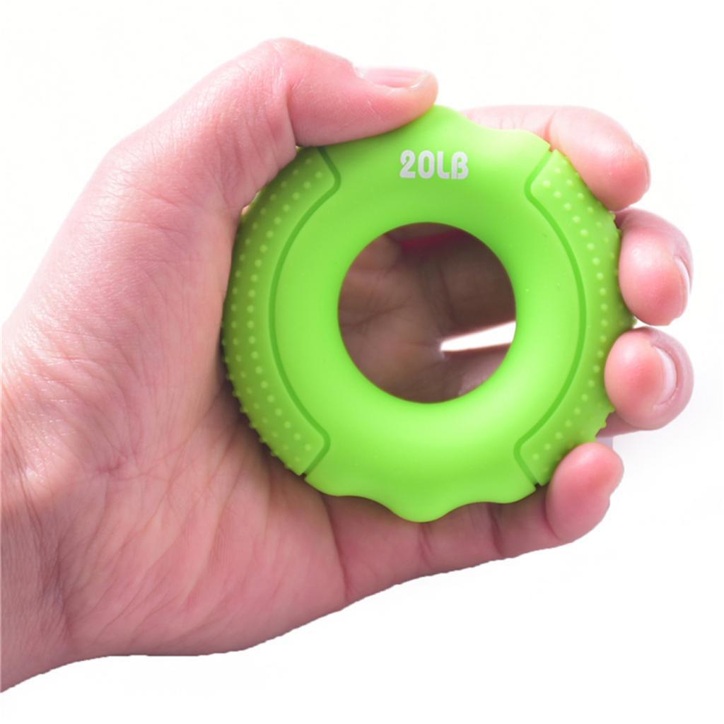 Pro Finger Gripper Strengthener Hand Muscle Grip Ring Ball Therapy ...