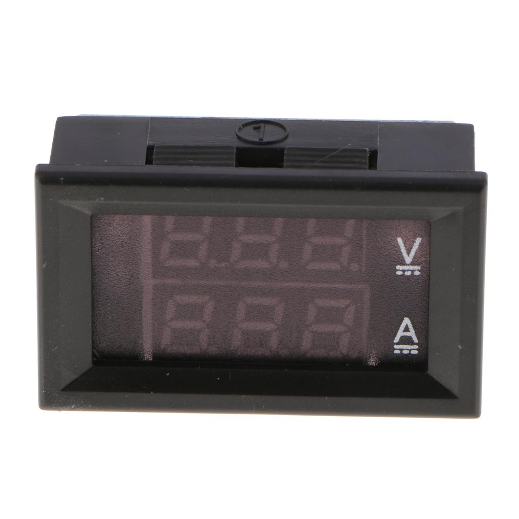 Mini Digital Voltmeter Amperemeter LCD Panel Amp Spannung Strommesser ...