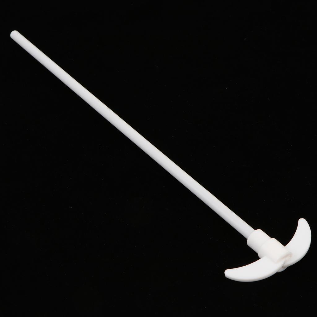 Electric overhead stirrer mixer shaft PTFE Length Stirring Rod Paddle ...