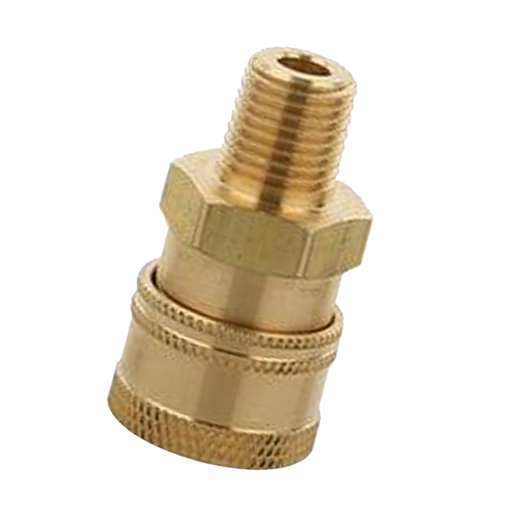 Quick Release Connector Coupler Fittings for High Pressure Washer Gun ...