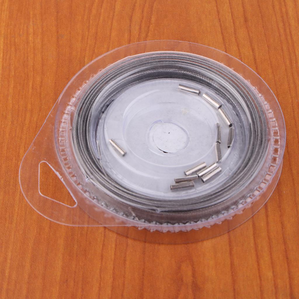 7Strands Stainless Steel Fishing Wire Trace with Coating Leader Jigging ...