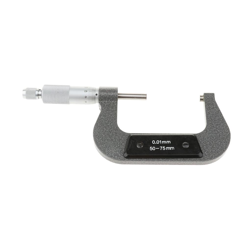 8 Sizes 0.01mm 25-200mm Gauge Outside Micrometer Caliper Measuring Tool ...