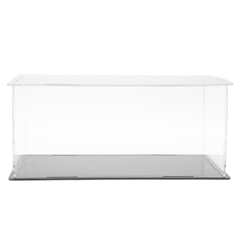 Clear Perspex Display Case Acrylic Box Dustproof For Figure Car Model ...