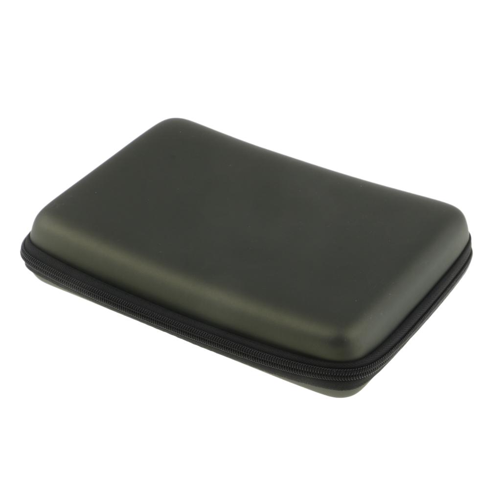 Dark Green Box Bite Alarm Case EVA Foam Padded Zipper Protection Case S ...