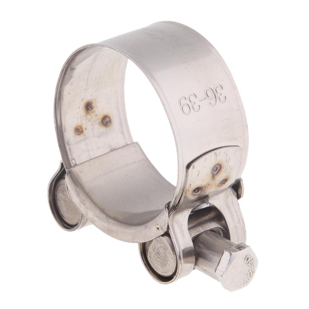 Heavy Duty Stainless Steel Motorcycle Exhaust Clamp Banjo Clips Various ...
