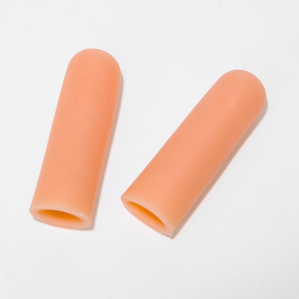 2 Pairs Thumb Protectors Splint Silicone Finger Sleeves Caps Moisturize ...