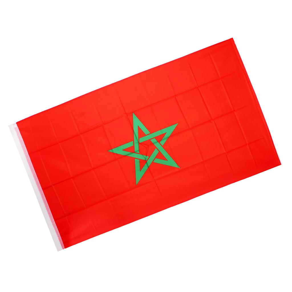 Drapeau - MAGIDEAL - Drapeau National du Maroc - 90x150cm - Polyester ...