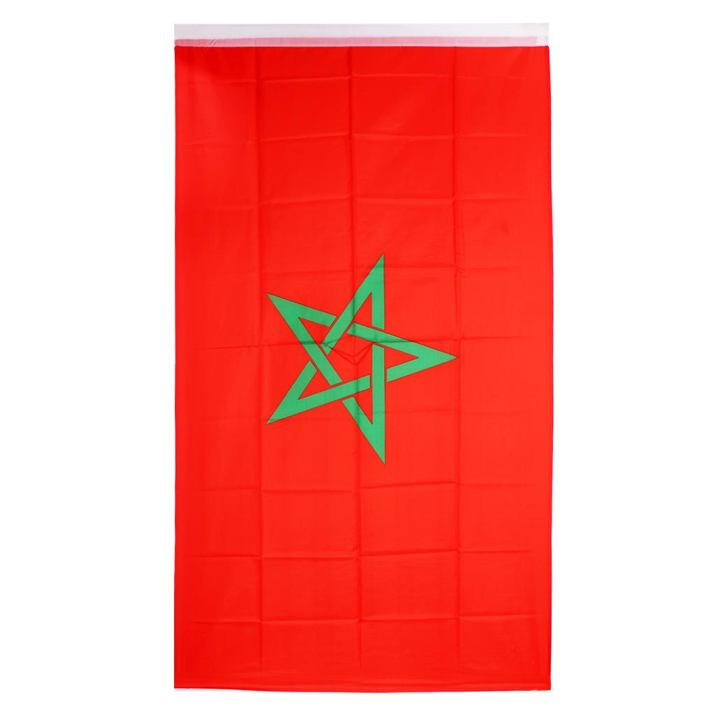 Drapeau - MAGIDEAL - Drapeau National du Maroc - 90x150cm - Polyester ...