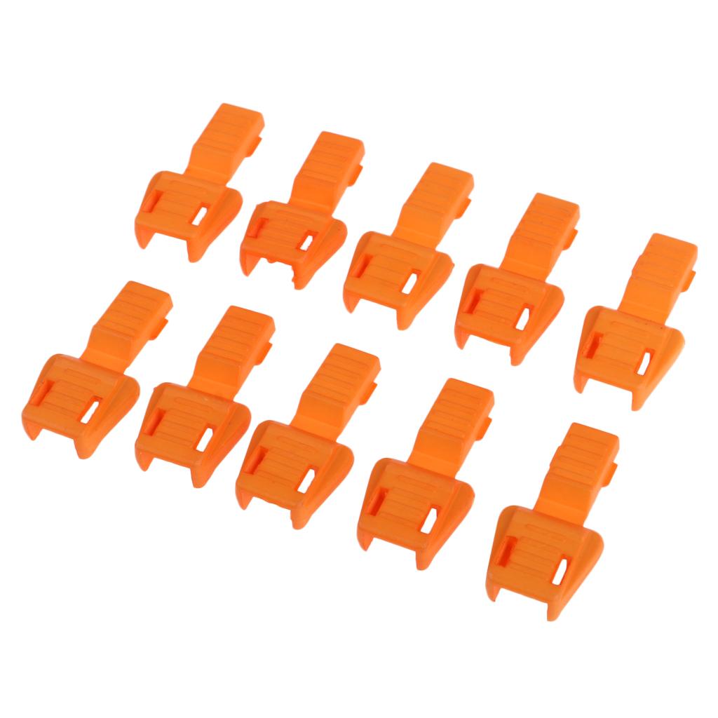 10PCS Replacement Zipper Cord Lock End Toggle Plastic Zip Stopper for 3 ...
