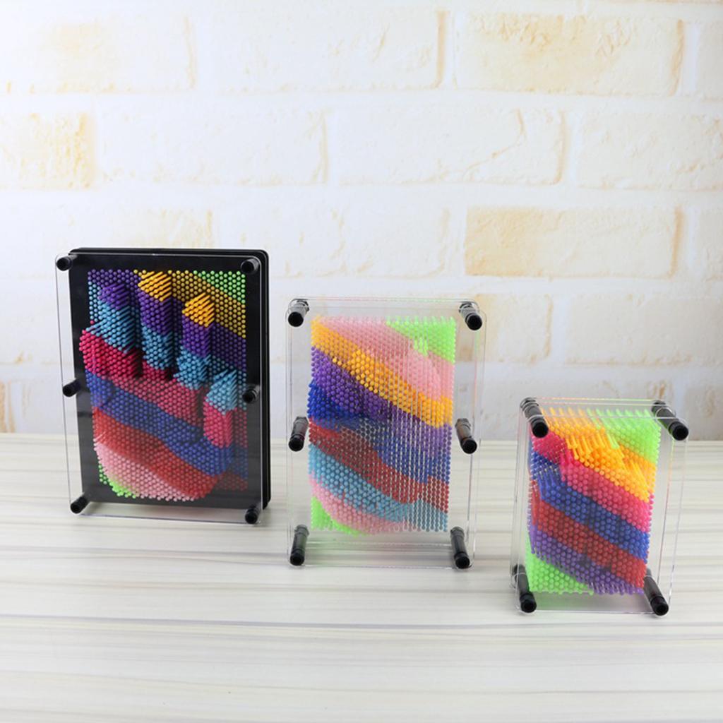 Plastic Pin Point Impressions Kids Novelty 3D Pin Art Toy Gift | eBay