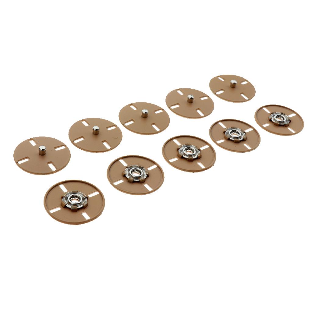 5 Sets Metal Press Stud Buttons Snap Fasteners Poppers Clothing Snap ...