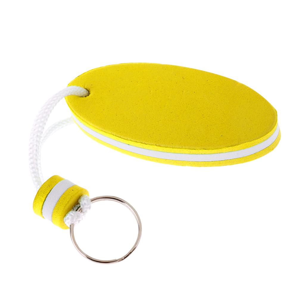 Oval Shaped EVA Foam Floating Key Ring Boat Keychain Canoe Kayak ...