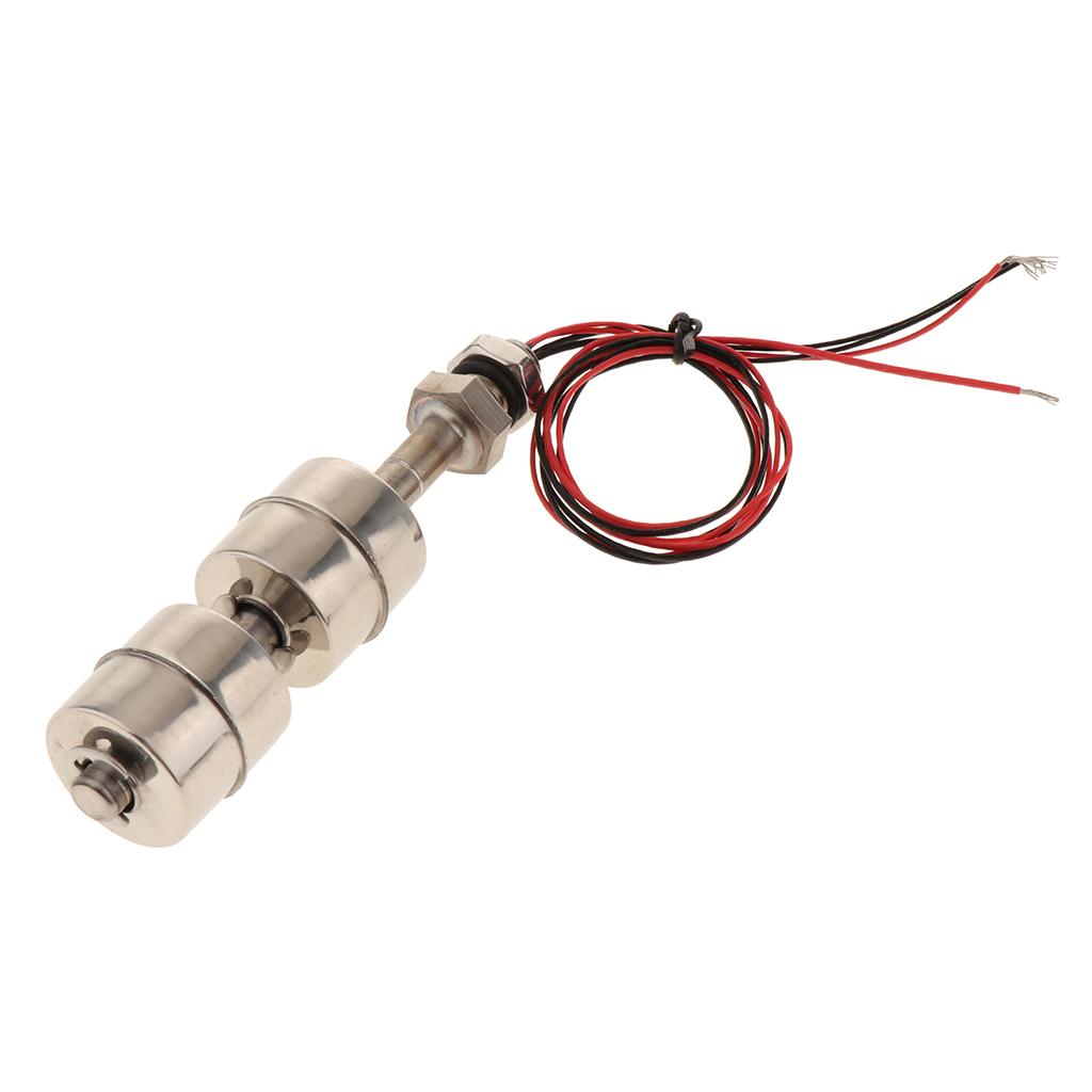 Liquid Water Level Sensor Stainless Steel Double Ball Float Switch Tank ...
