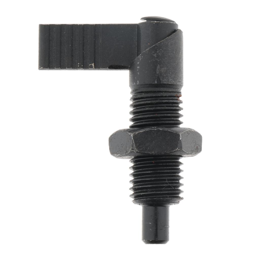 M12 M16 Indexing Pin Knob Plunger Handle Spring Locating Pin Black | eBay