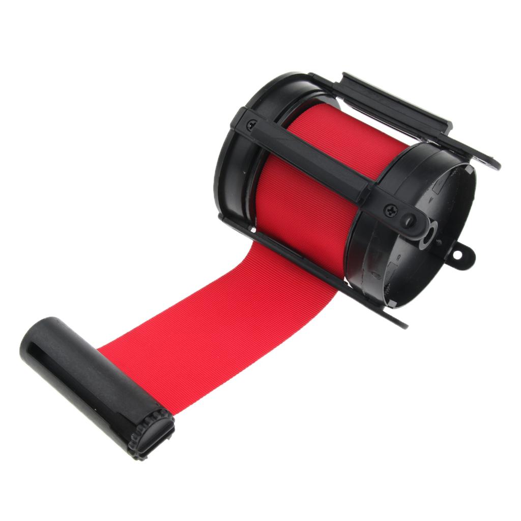 Multi Retractable Queue Crowd Barriers Belt Crowd Control Wall Mount ...